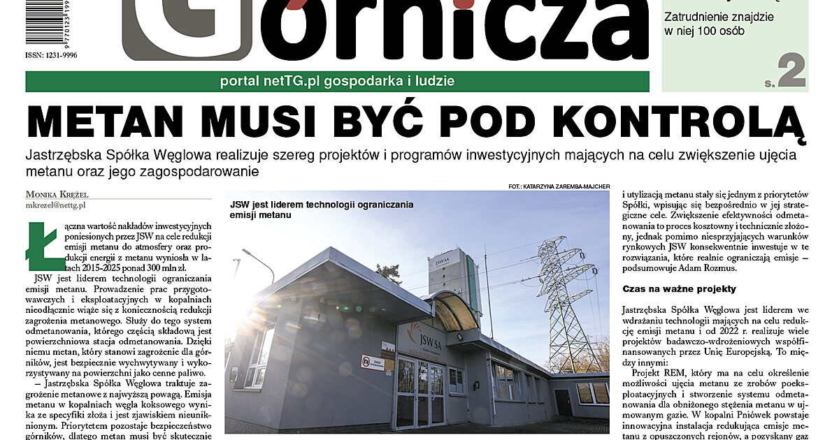 W Górniczej o metanie, nowej kopalni i inwestycjach w… | netTG.pl